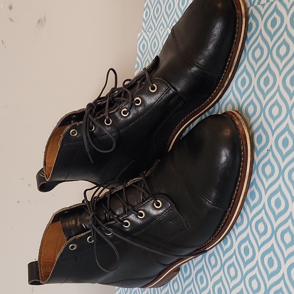 HELM Boots | Shoes | Helm Boots Mens Mueller Boots Black Lace Up ...